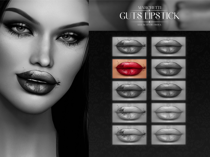 Second Life Marketplace Marchetti Guts Lipstick Demo